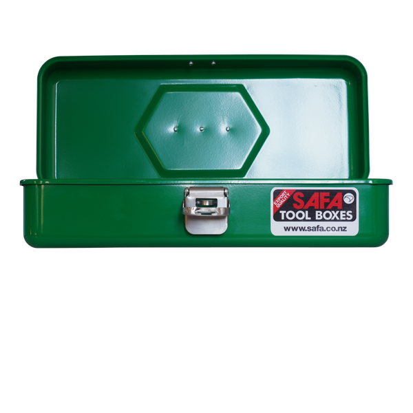 Heavy-duty Pressed Steel Toolbox - Green - Phillip & Lea