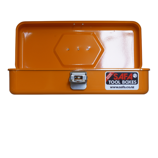 Heavy-duty Pressed Steel Toolbox - Orange - Phillip & Lea