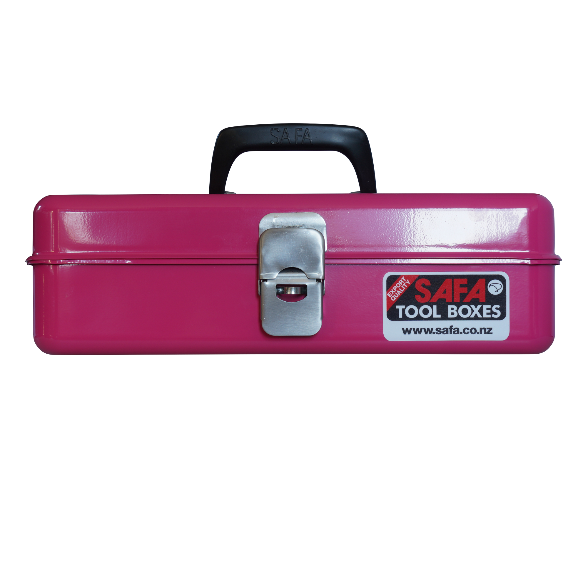 Heavy-duty Pressed Steel Toolbox - Pink - Phillip & Lea