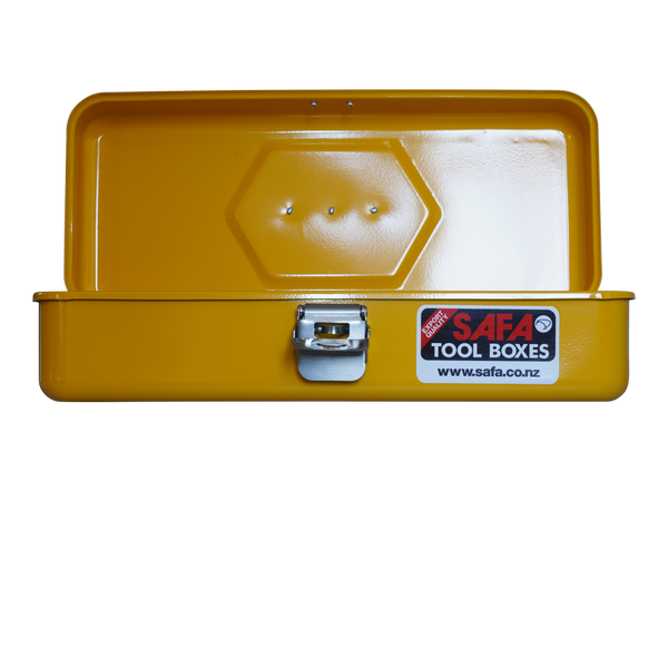 Heavy-duty Pressed Steel Toolbox - Yellow - Phillip & Lea